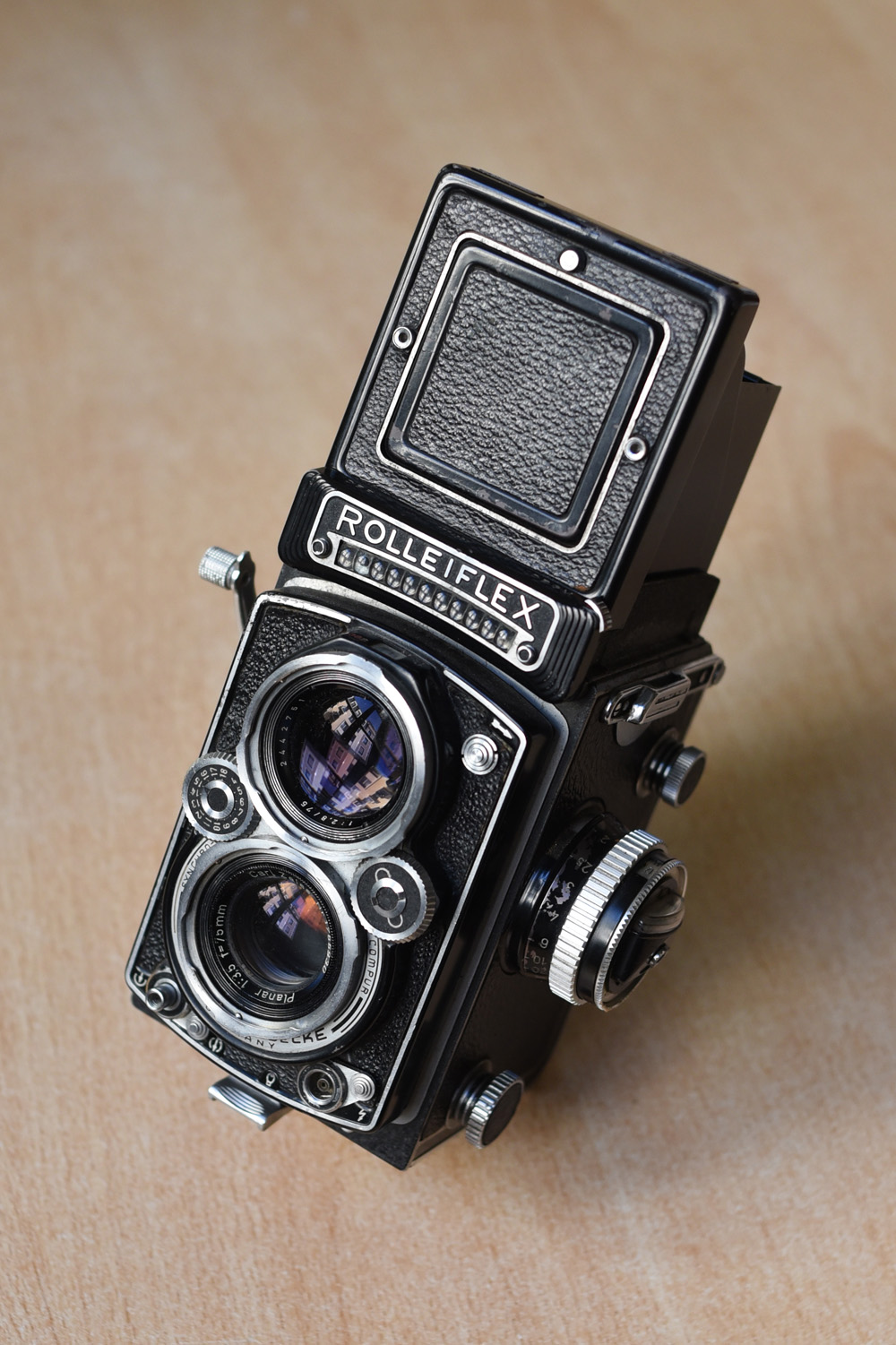 Rolleiflex 3,5 Planar – Dans ta cuve